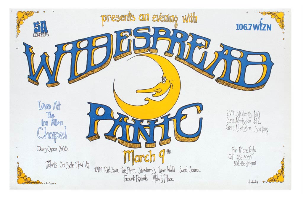 Ira Allen Chaple / University of Vermont 1994 - Widespread Panic