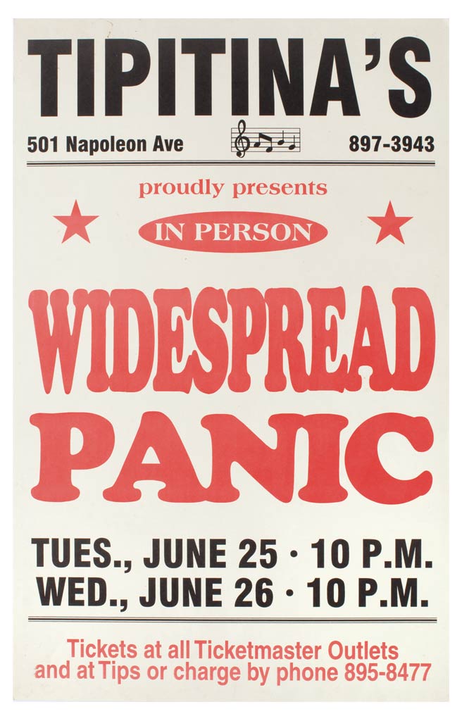 Tipitina's 1996 - Widespread Panic