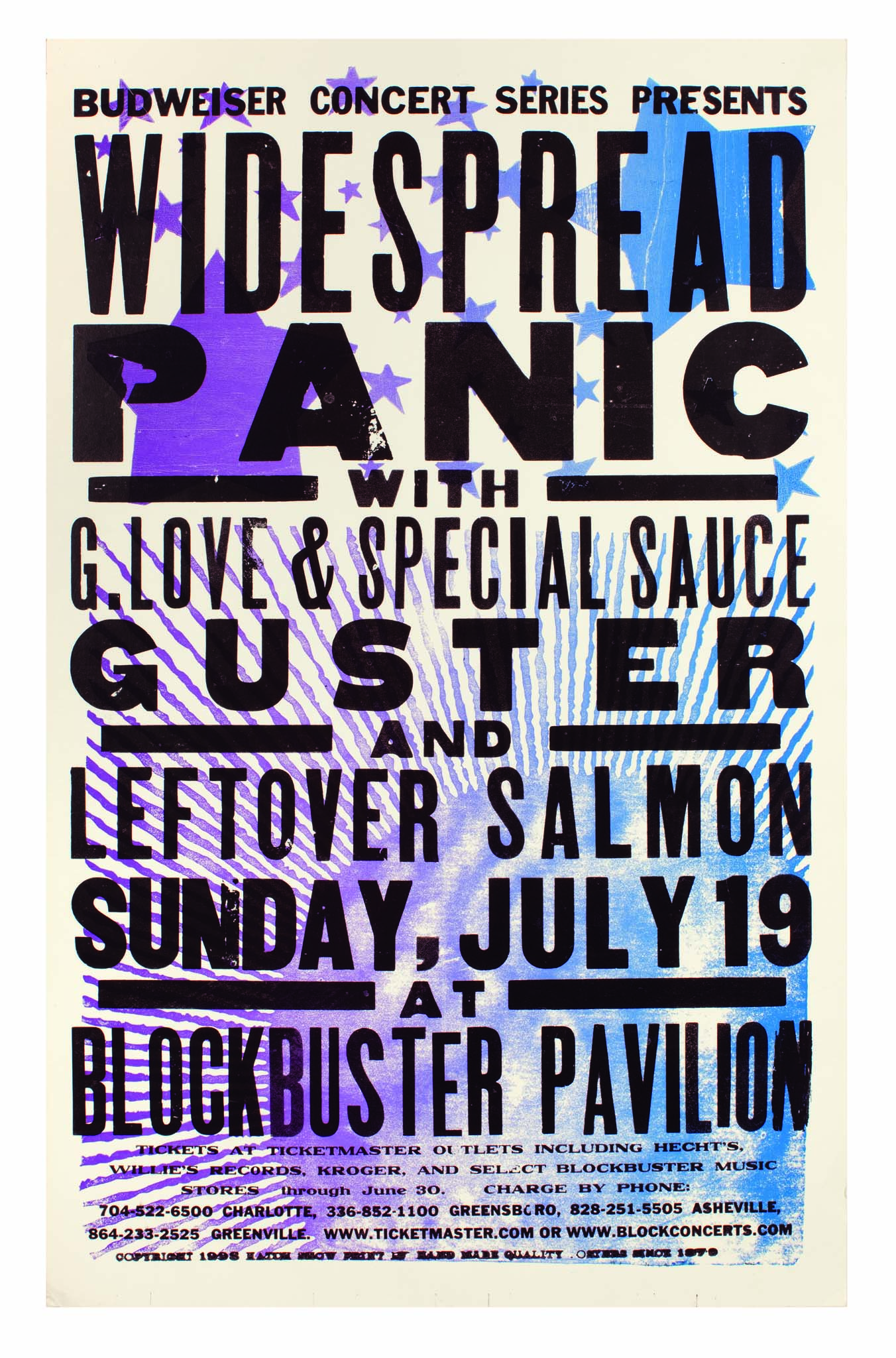 Blockbuster Pavilion 1998 - Widespread Panic