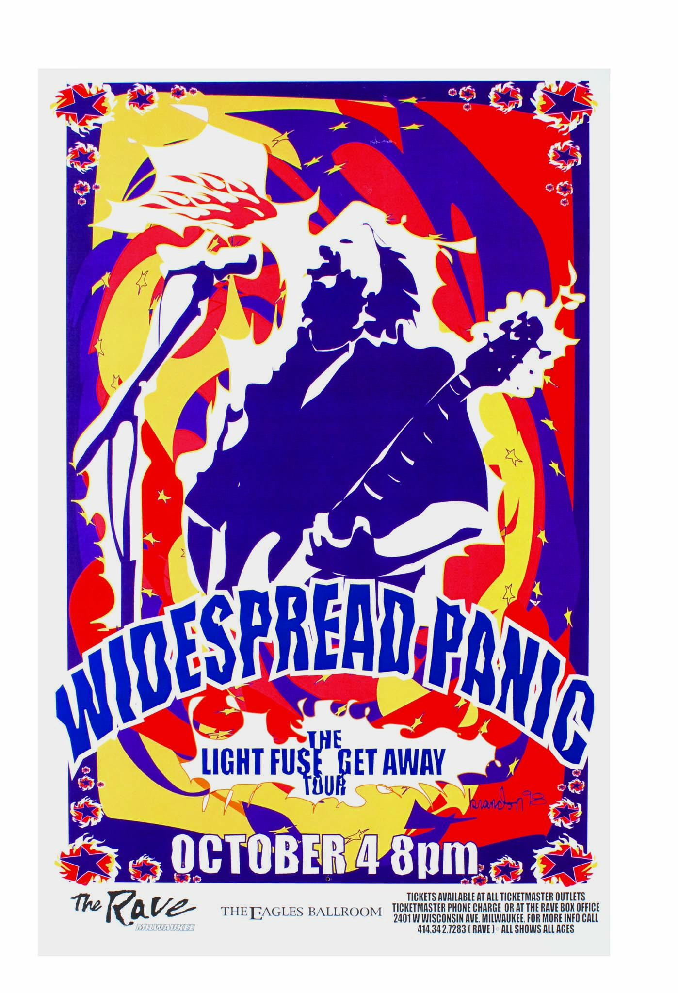 The Rave Eagles Ballroom 1998 - Widespread Panic